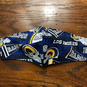 Custom Made | Accessories | Adult La Rams Unisex Shaped Mask Washable ...